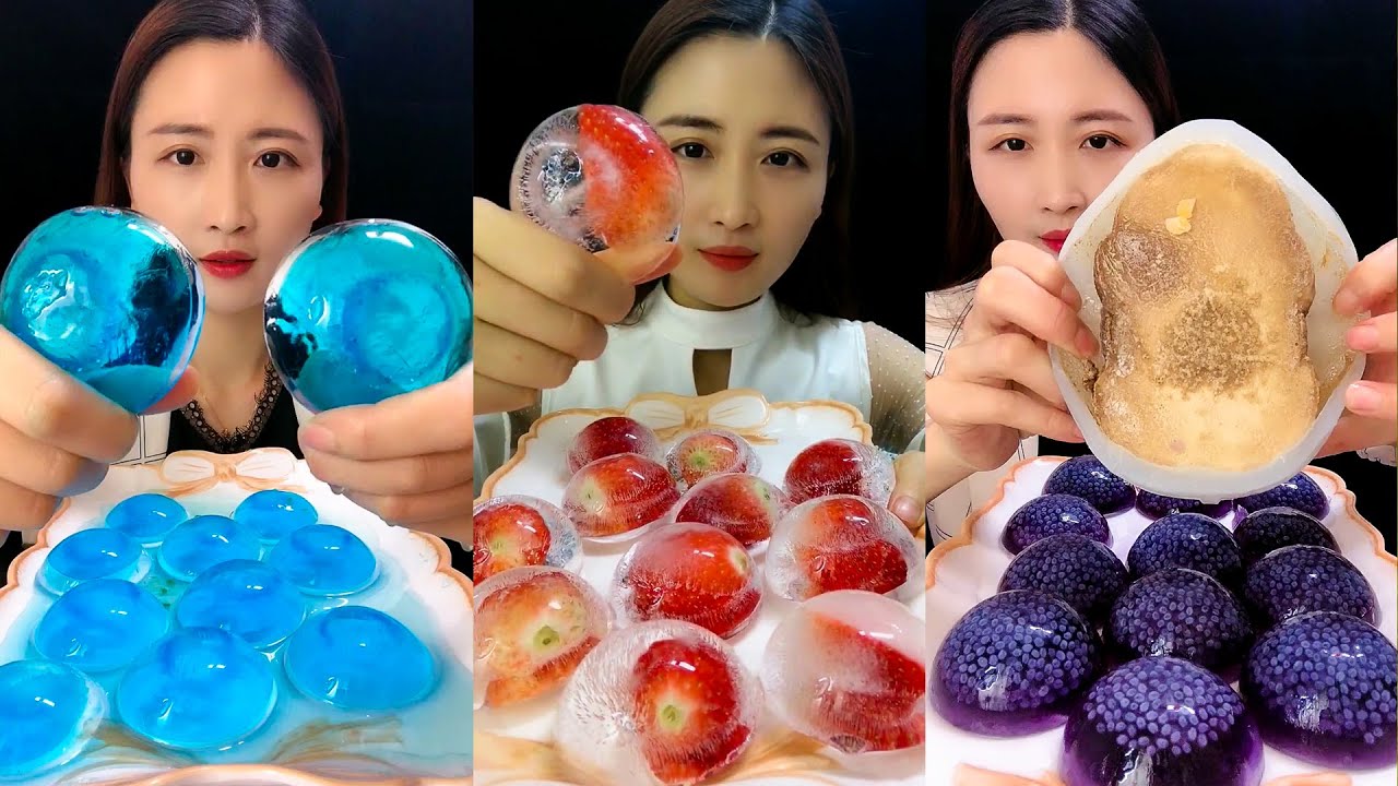 MUKBANG ICE EATING SOUNDS COMPILATION 41 - YouTube