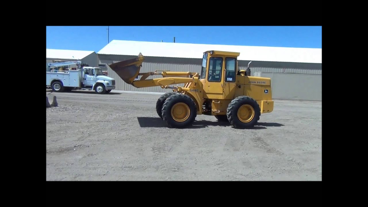 1985 John Deere 544C wheel loader for sale | sold at auction May 16 ...