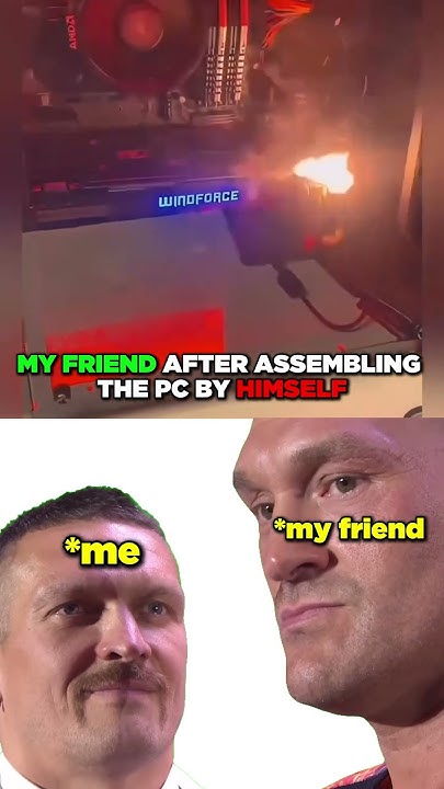 my friend showing me his PC assembly skills #pcbuild #pcgaming #gamingpc #cpu #pcgamer - YouTube