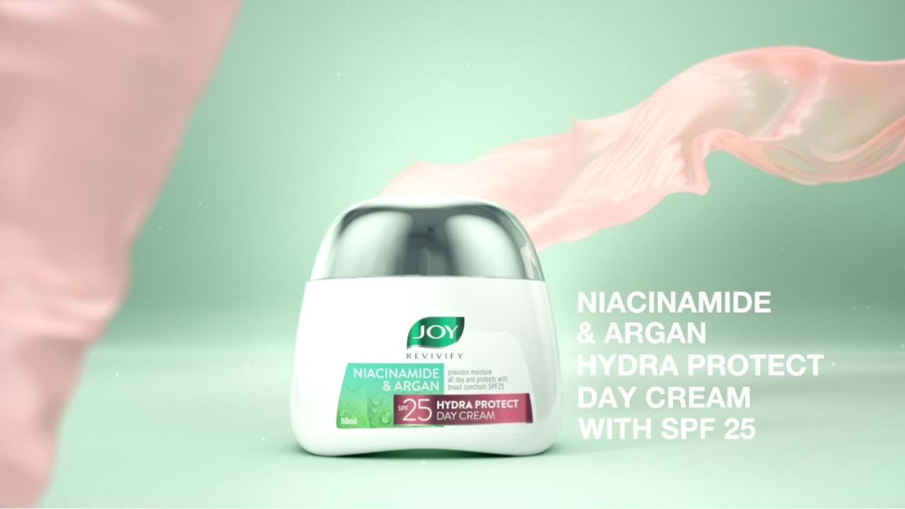 Joy Revivify Niacinamide & Argan Hydra Protect Day Cream SPF 25 - YouTube