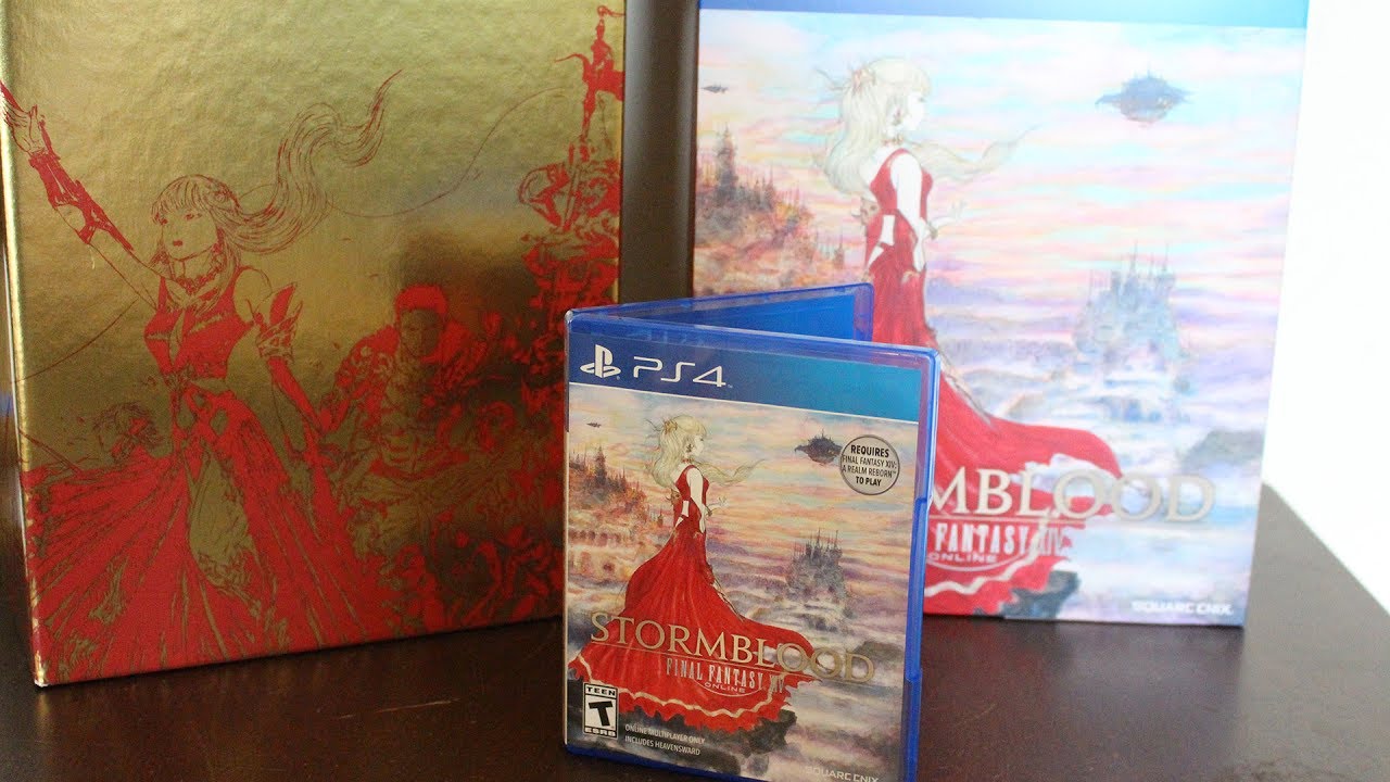 Final Fantasy XIV 14 Stormblood Collector's Edition Unboxing - YouTube