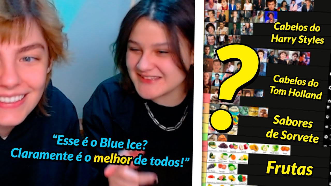 TRIZ E ROBERTA EM TIERLISTS: CABELOS, FRUTAS E SABORES DE SORVETE ...