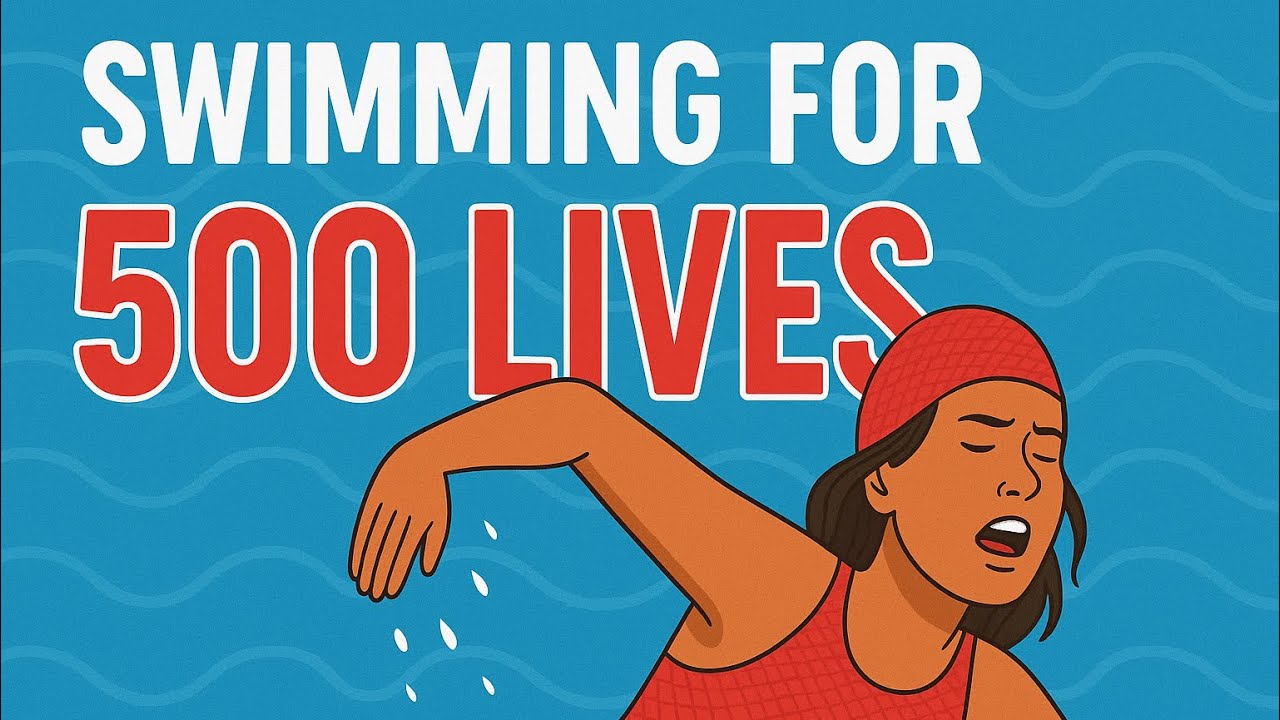 Swimming for 500 Lives ️ - YouTube