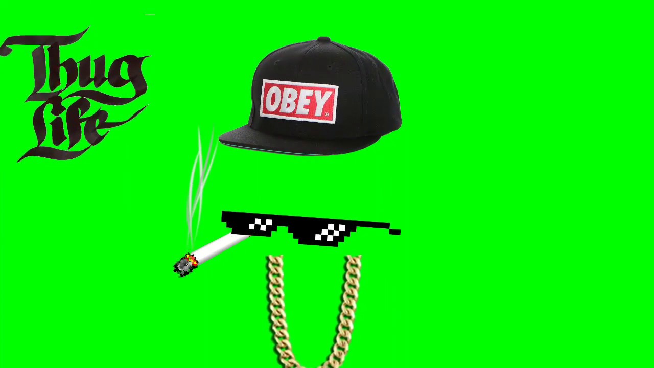 Thug Life Green Screen 1080P - YouTube