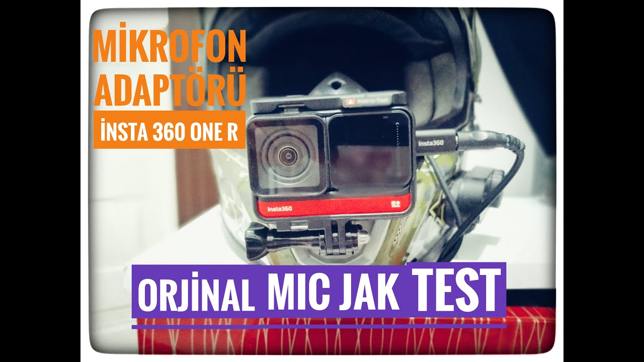 insta 360 one r mikrofon adaptörü/insta 360 mic adaptor - YouTube