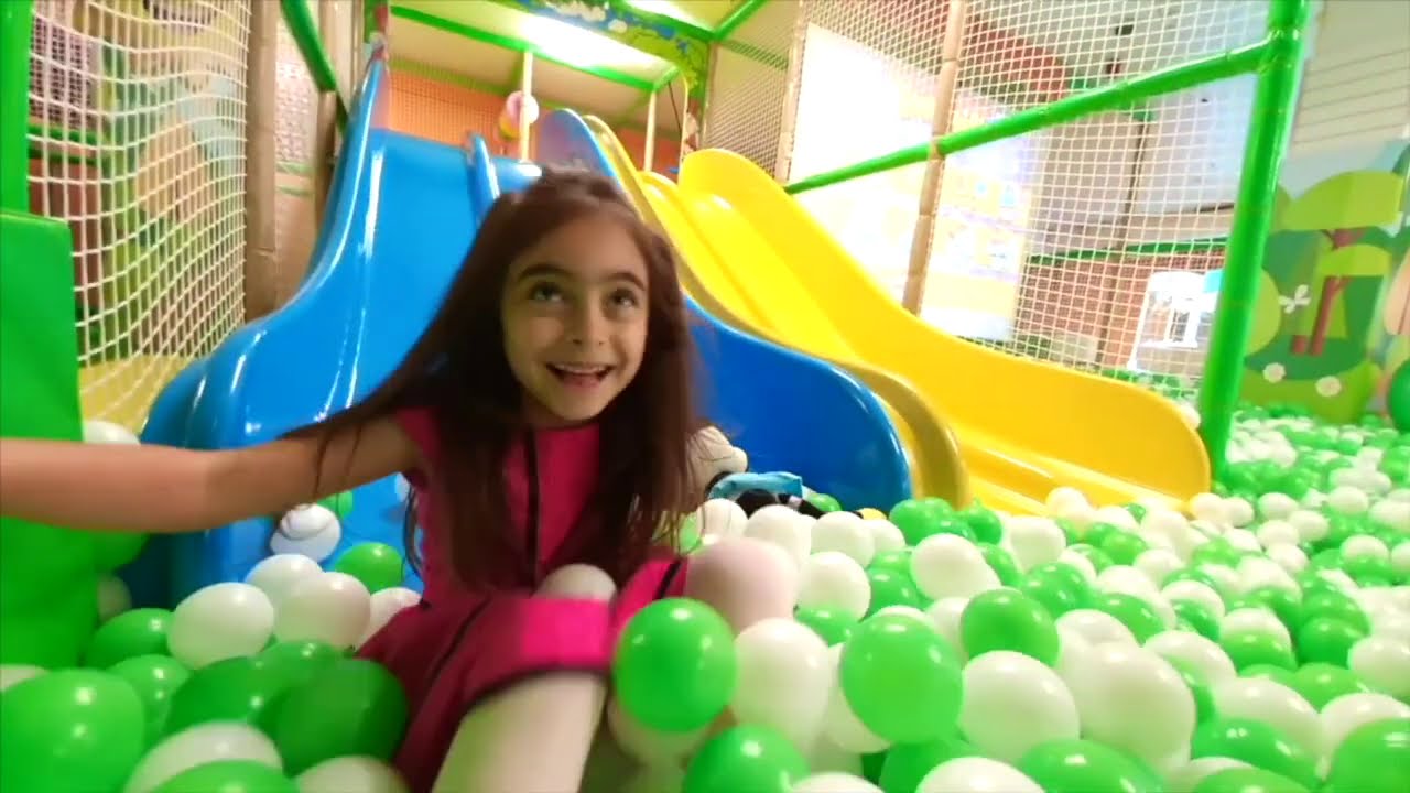 Fun at the Indoor Playground | Emily Tube - YouTube