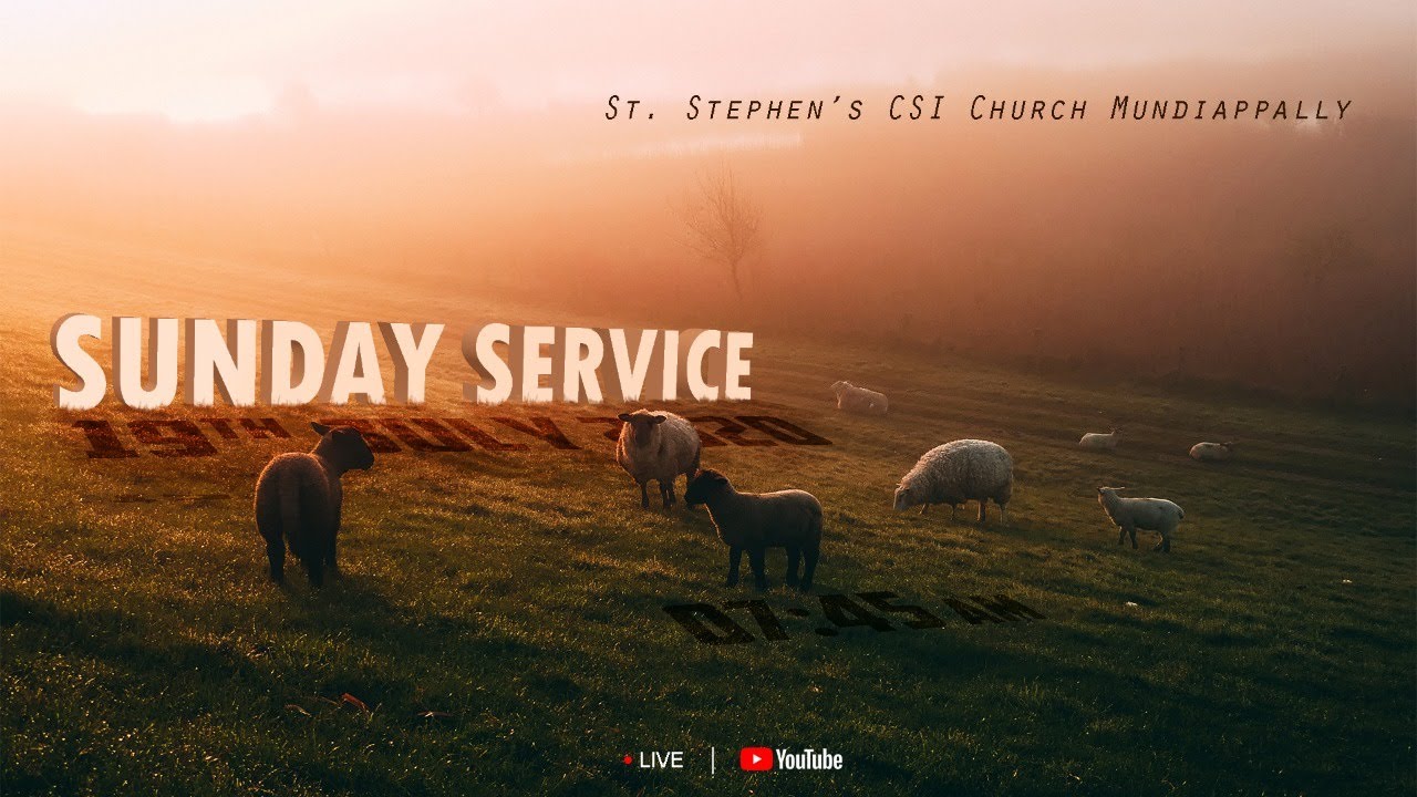 Sunday Service Livestream | 19 July 2020 - YouTube