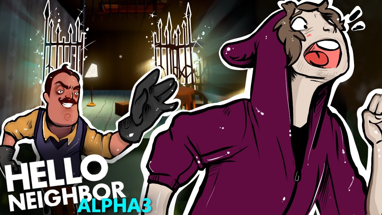 Hello Neighbor - HOW TO GET PAST THE BARRED GATE, ALPHA 3 MYSTERIES ...