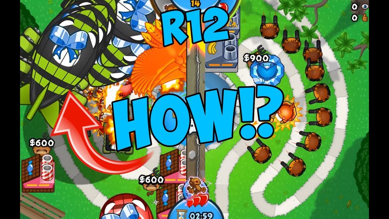 HOW IS THAT POSSIBLE? Round 12 ZOMGS! Bloons TD Battles - YouTube