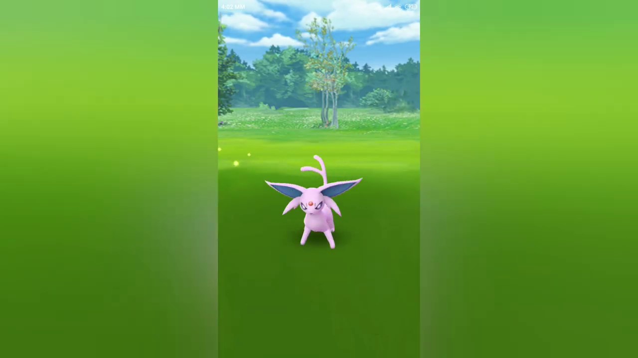 CATCHING ESPEON IN POKEMON GO ! Trainer Ari - YouTube