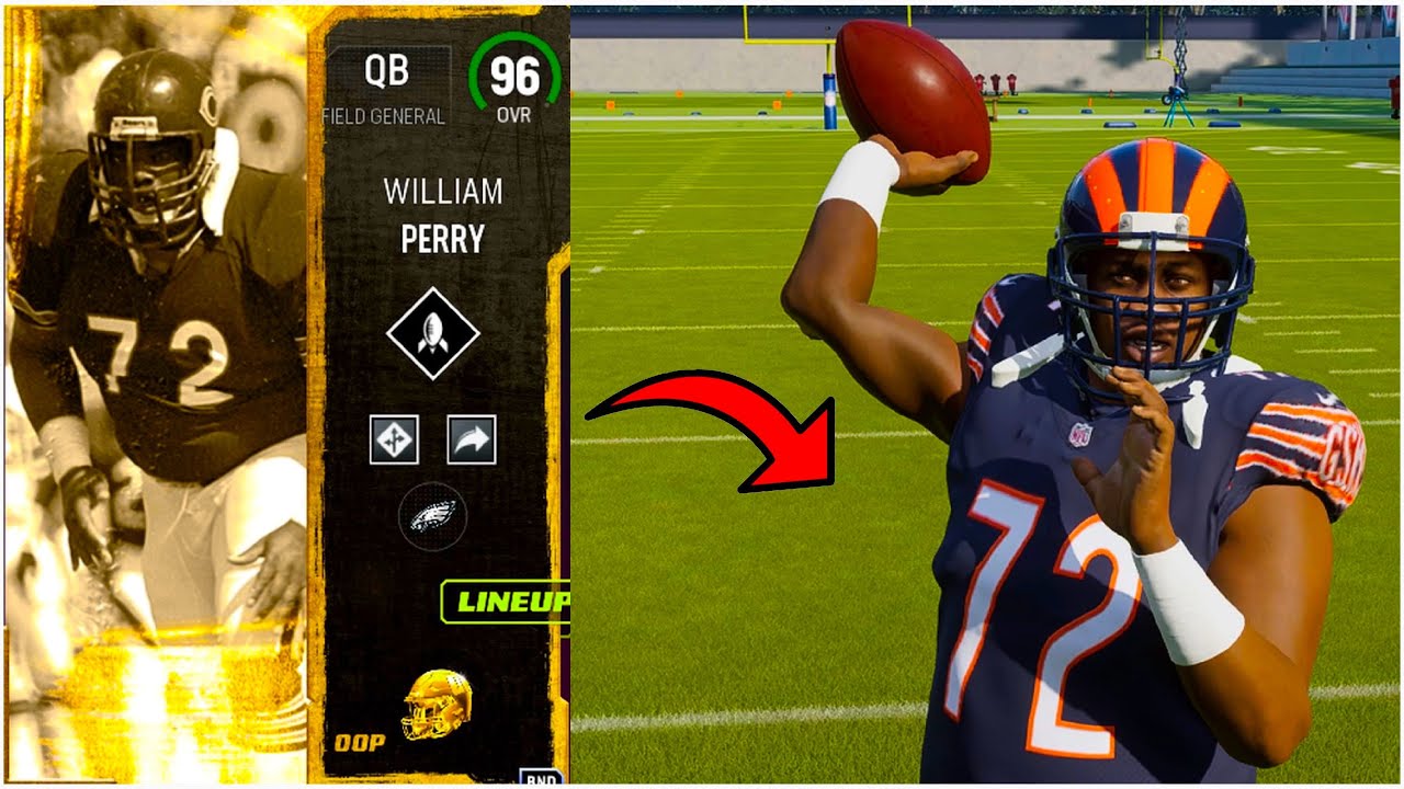 QB William Perry is INCREDIBLE in Madden 23! - YouTube