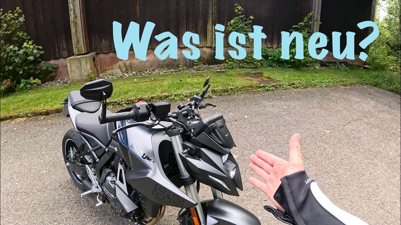 GSX-8S Flyscreen und Tankgrip. Zubehör für die Suzuki. Rundgang ums ...