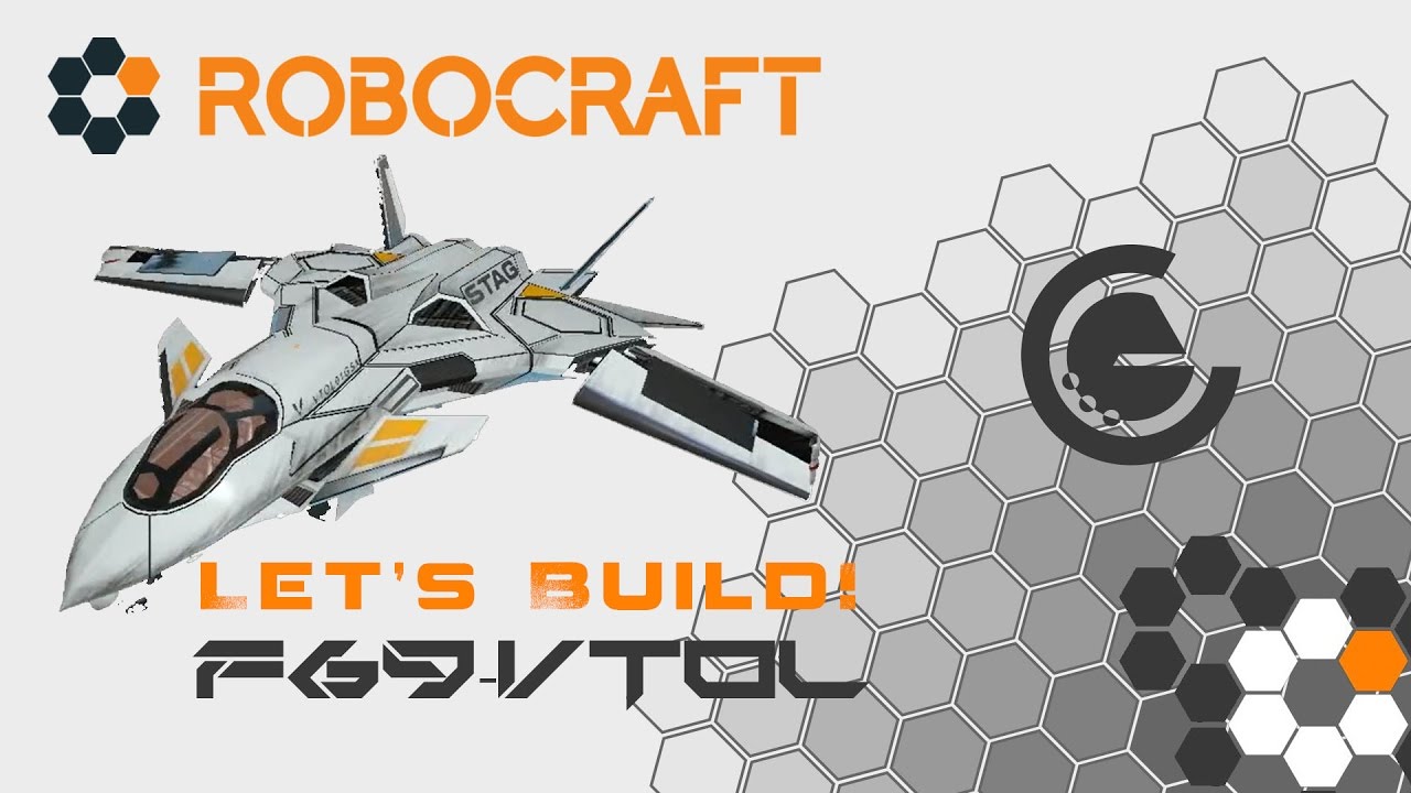 Robocraft [Let's Build!] [Hybrid plane] [F69-VTOL] - YouTube