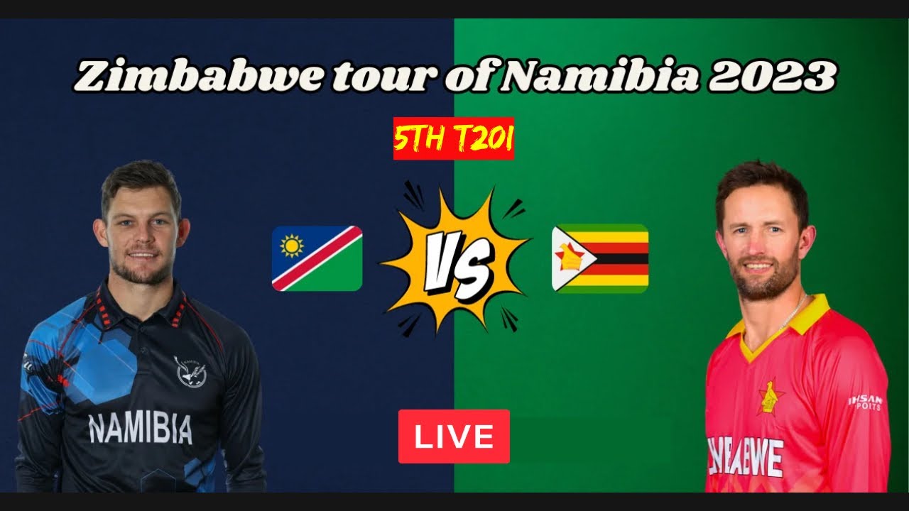 🔴LIVE NAMIBIA VS ZIMBABWE | 5TH T20I | ZIMBABWE TOUR OF NAMIBIA | NAM ...