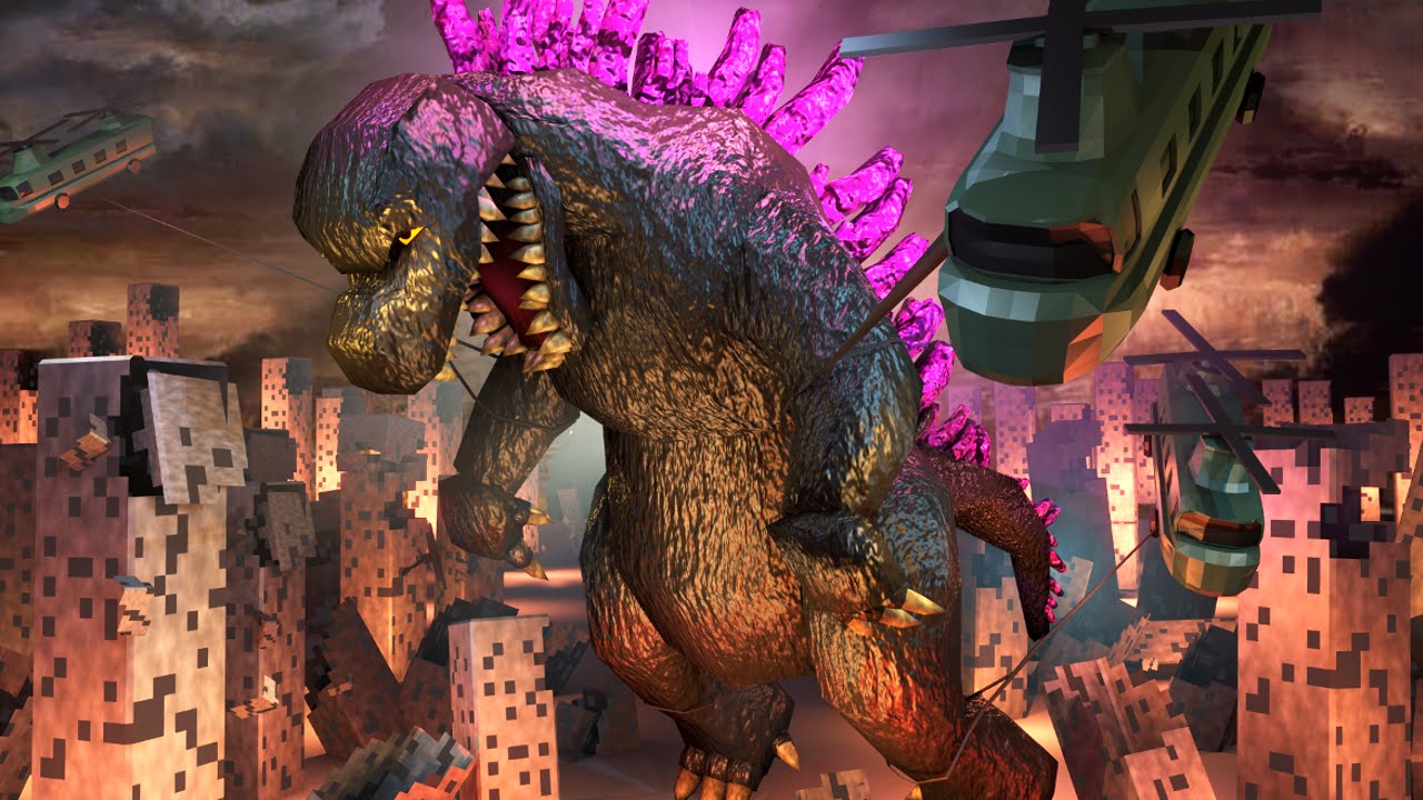 Minecraft | GODZILLA ATTACKS THE CITY! Godzilla Mod Showcase! (Godzilla ...