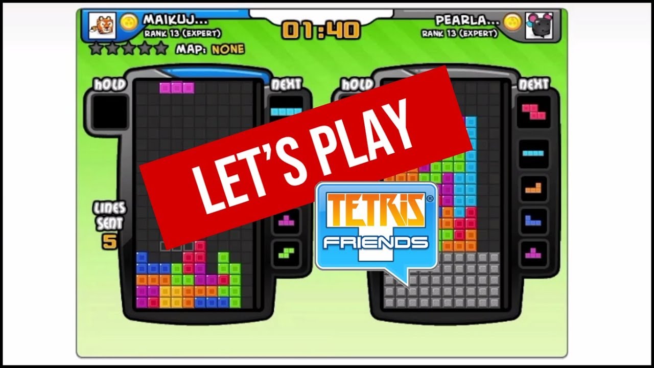 Let's Play Tetris Friends - Battle 2P - YouTube