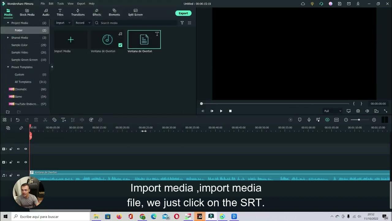 How to add srt subtitles to filmora - YouTube