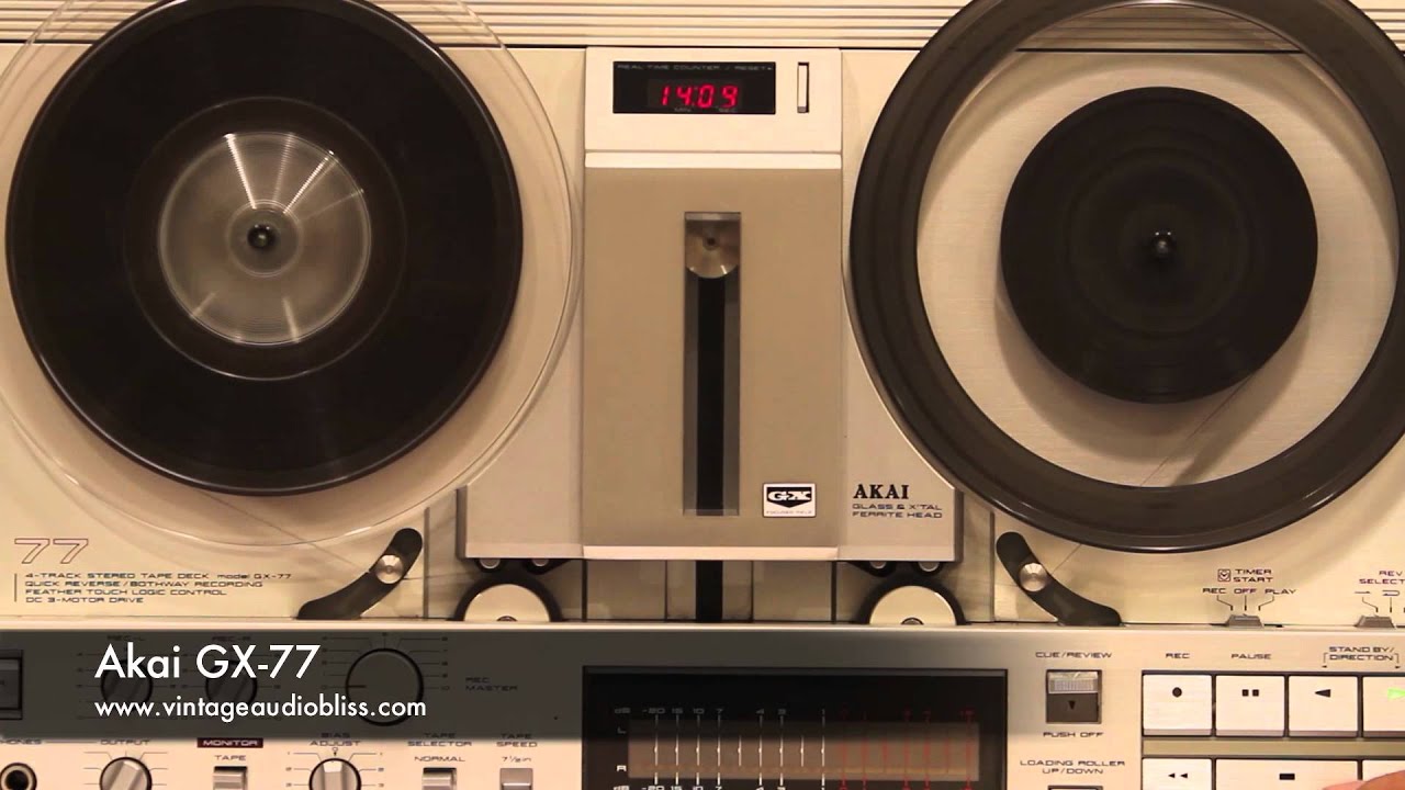 Akai GX-77 Reel to Reel - YouTube