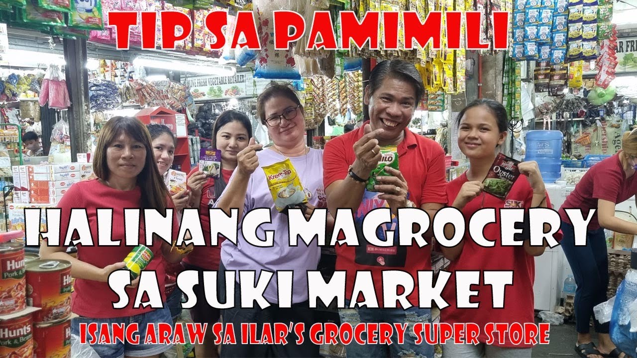 Halinang mamili sa Suki Market - YouTube