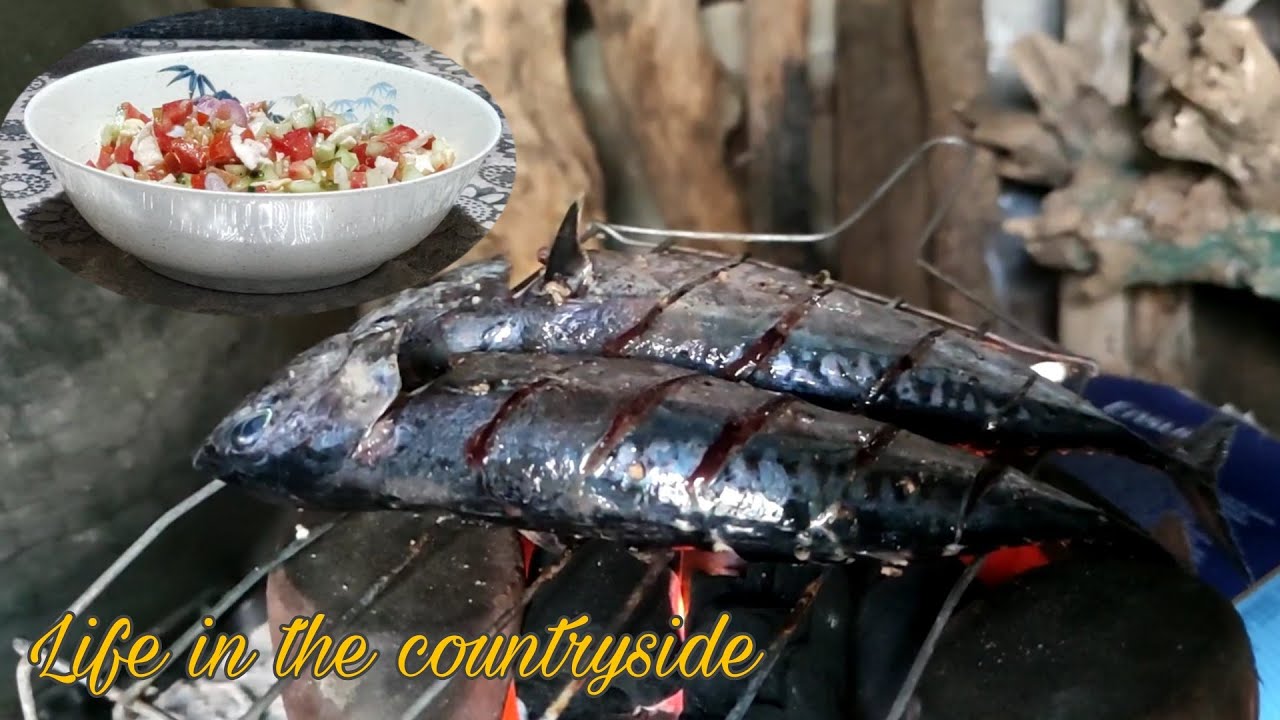 Grilled Tuna | inihaw na tulingan and vegetables salad | life in the ...