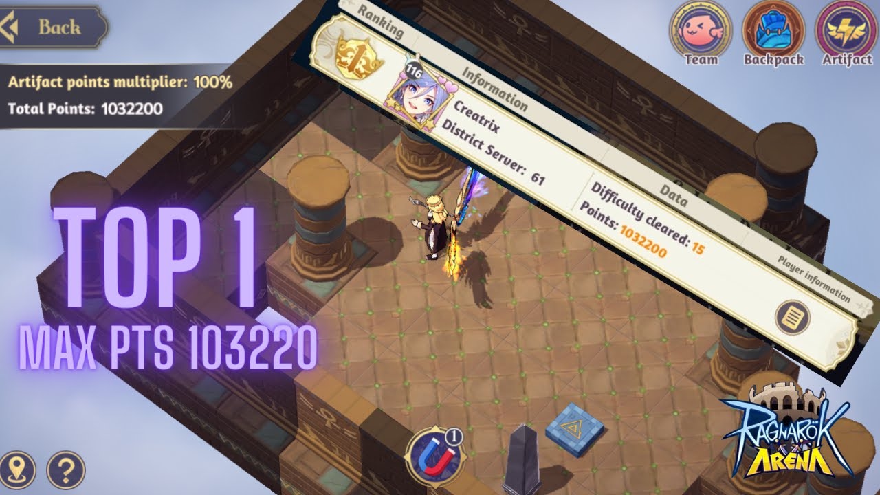 【RAGNAROK ARENA】TLD | Sphinx Peripheral | MAX PTS 1032200 - YouTube