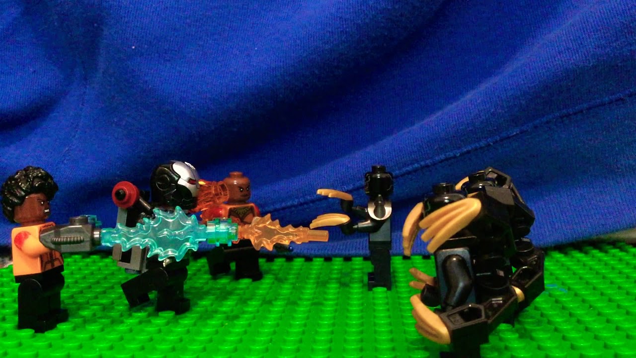My custom LEGO war machine, shuri and okoye - YouTube