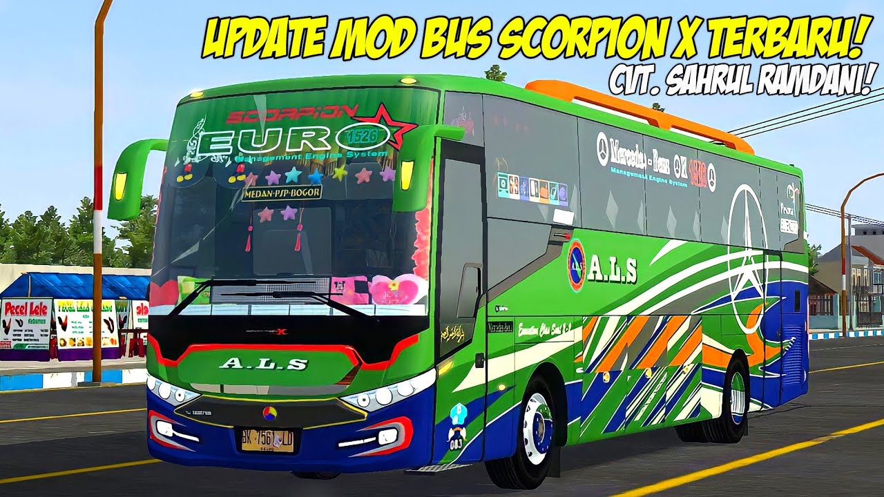 TERBARU|SHARE MOD SCORPION X TERBARU+LIVERY ALS FULL BONEKA|CVT SAHRUL ...