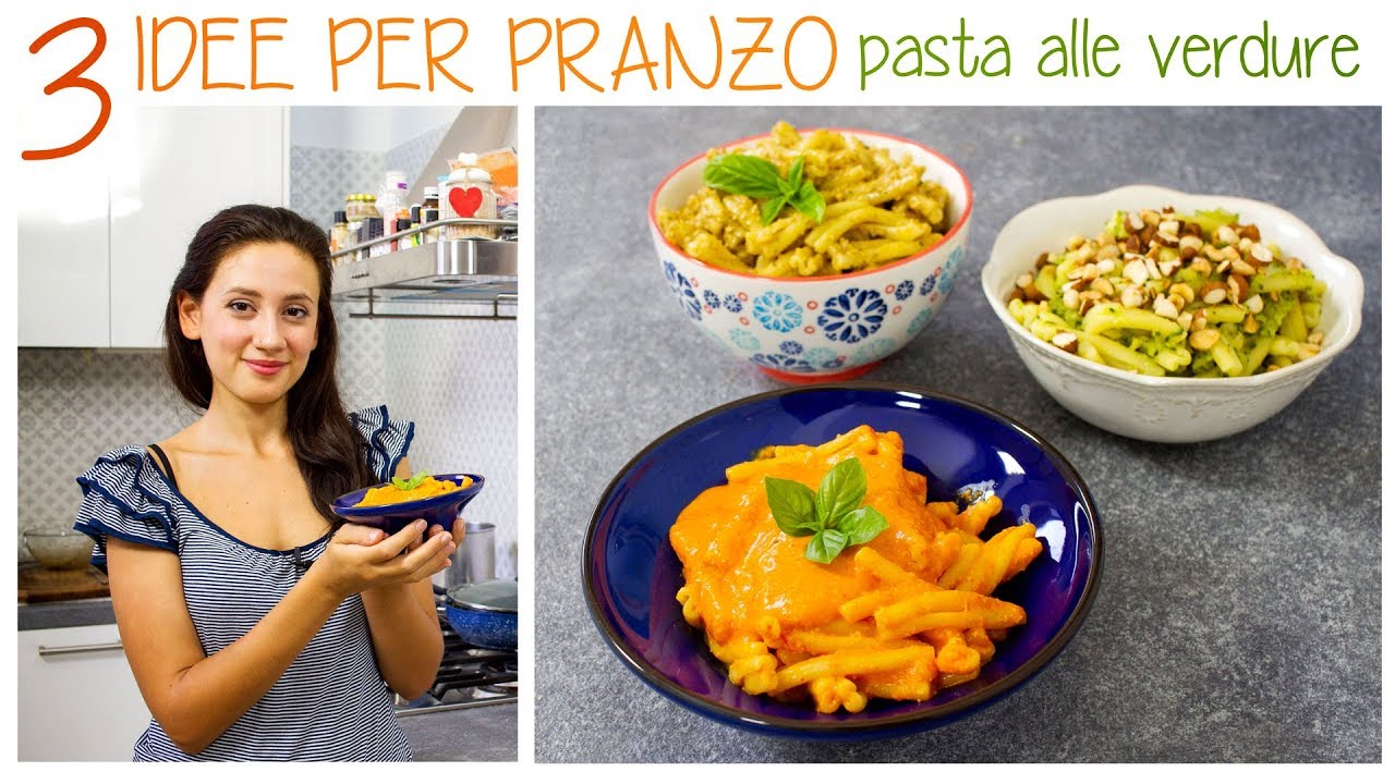 3 IDEE PER LA PASTA | RICETTE VELOCI E FACILISSIME | CREMA DI PEPERONI ...