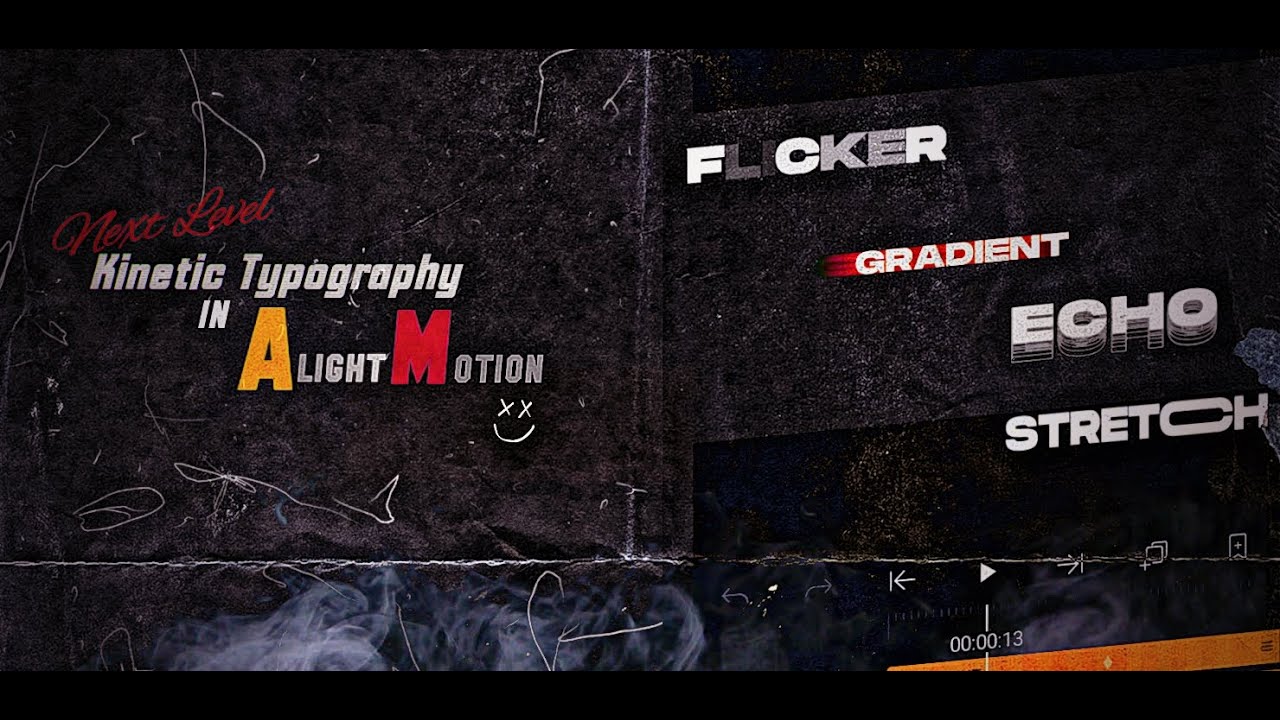 Advance 3D Text Animation On Android🔥 | Kinetic typography preset ...