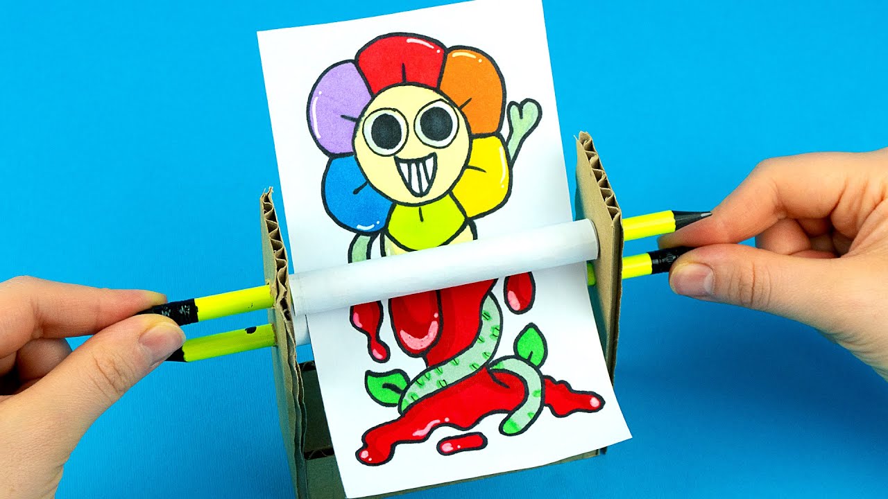 Drawing Dandy & Creating Paper Craft ️ DANDY'S WORLD - YouTube