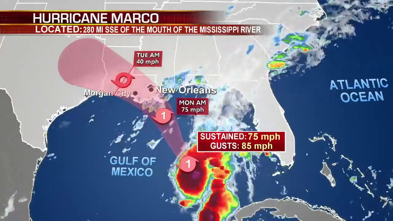 Tropical Storm Marco now a hurricane, sparks warning of 'life ...