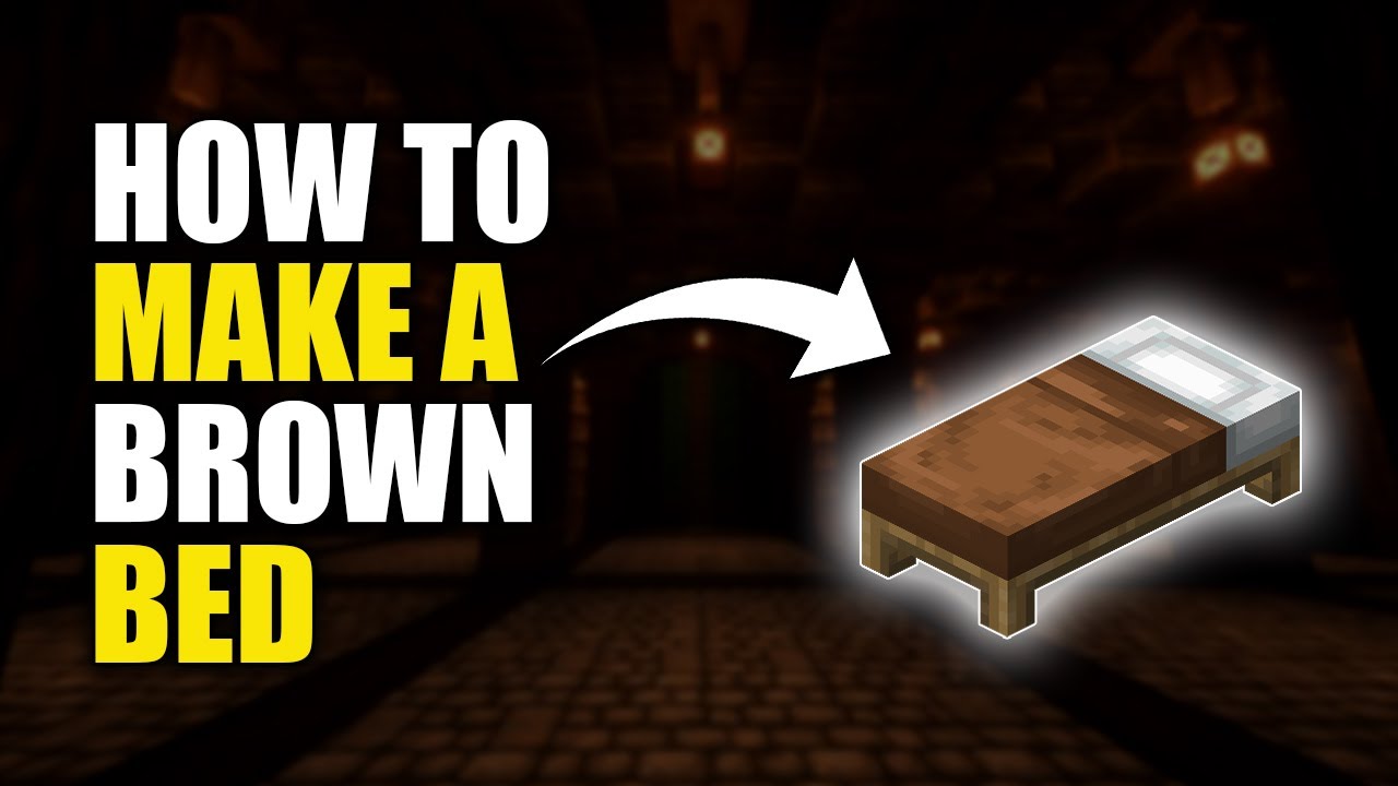 How to Make a Brown Bed in Minecraft – Easy Step-by-Step Tutorial ...