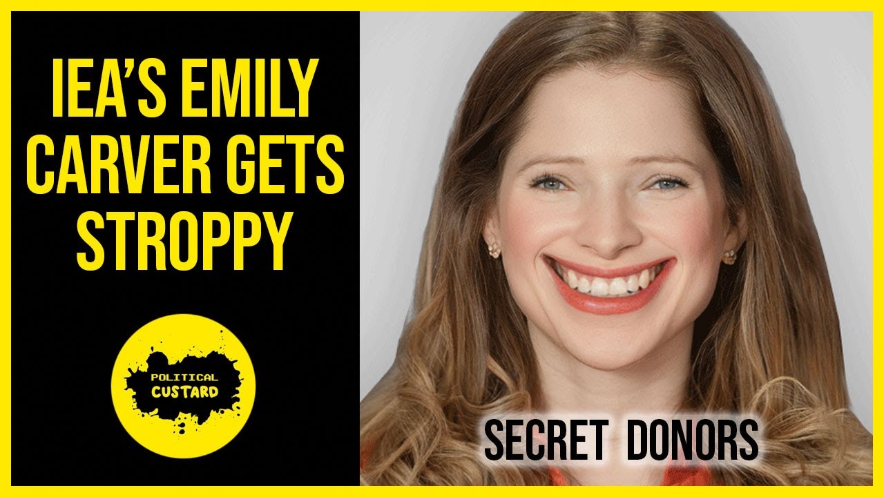 Emily Carver Getting Stroppy Over IEA Transparency - YouTube