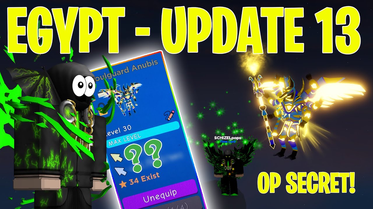 😲 *UPDATE 13* New INSANE OP SECRET PET! 😲 Egypt World In Clicker ...