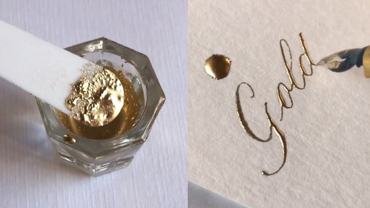 Super incredible calligraphy and lettering with palette and feather ...