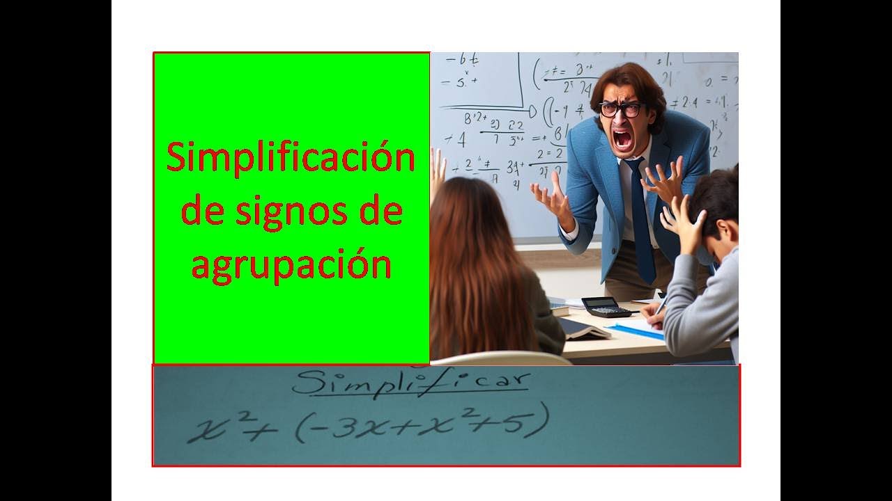 Simplificación de signos algebraicos de agrupación (vídeo #2 ♣ de la ...