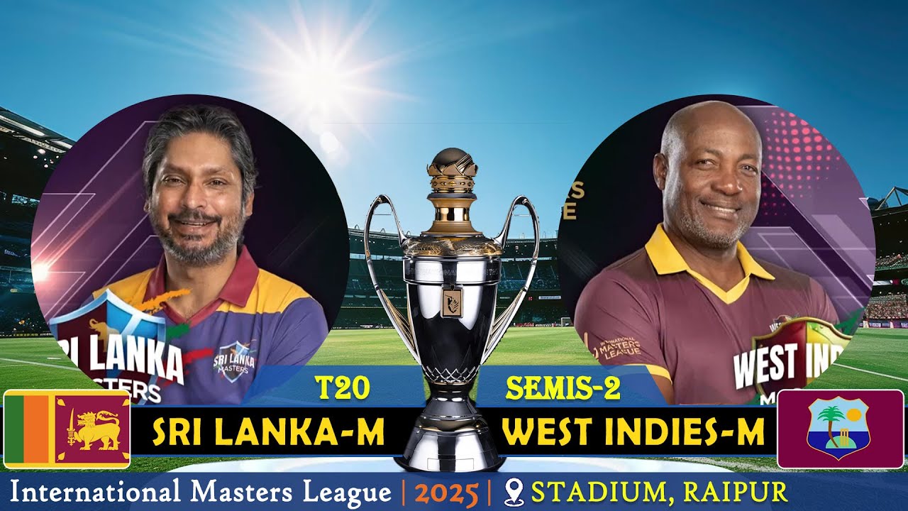 🔴 Sri Lanka Masters🆚West Indies Masters LIVE Score | Intl Masters ...