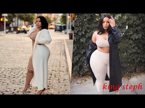 king steph || Plus size model Height, Weight, Bio, Wiki, Age || Ideas of the oversize || fashion.