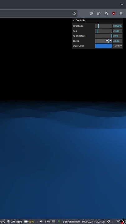 Prototyping Ocean Simulation In Threejs Glsl Graphicsprogramming Programming Threejs Youtube