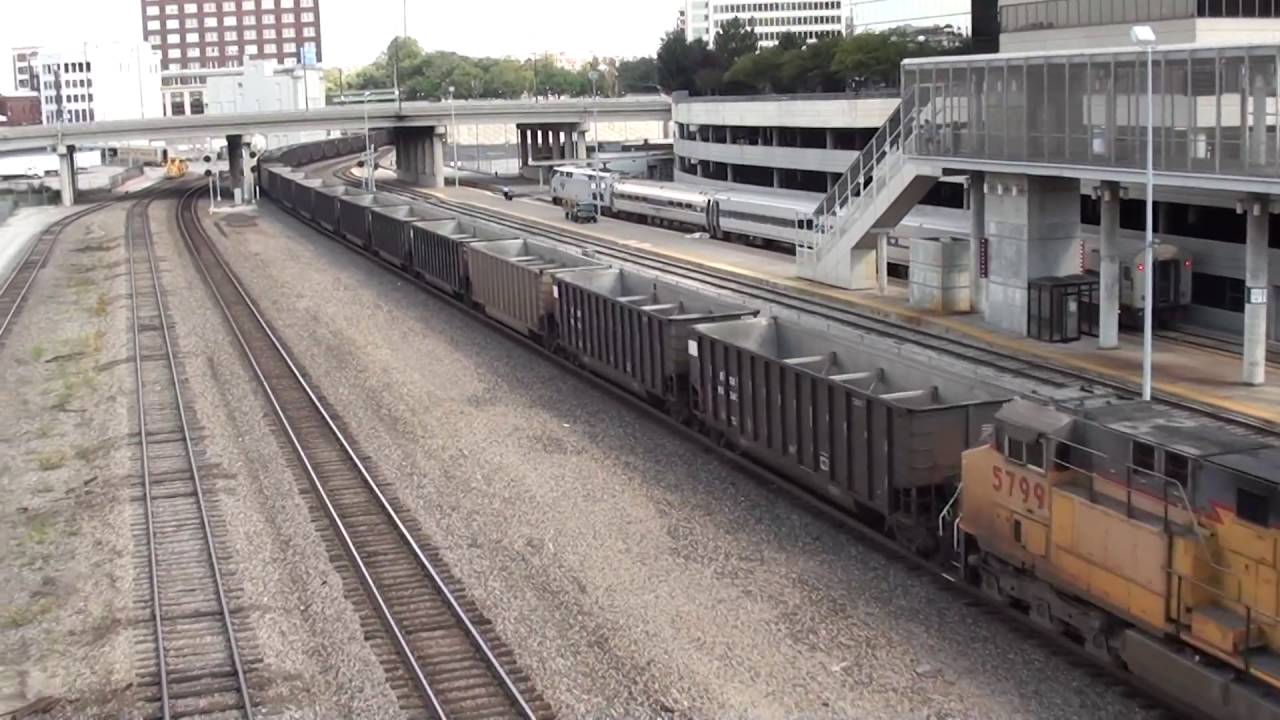UP #6835 leads WB Empty Coal Train with UP #5799 (Flagless Unit) Kansas ...