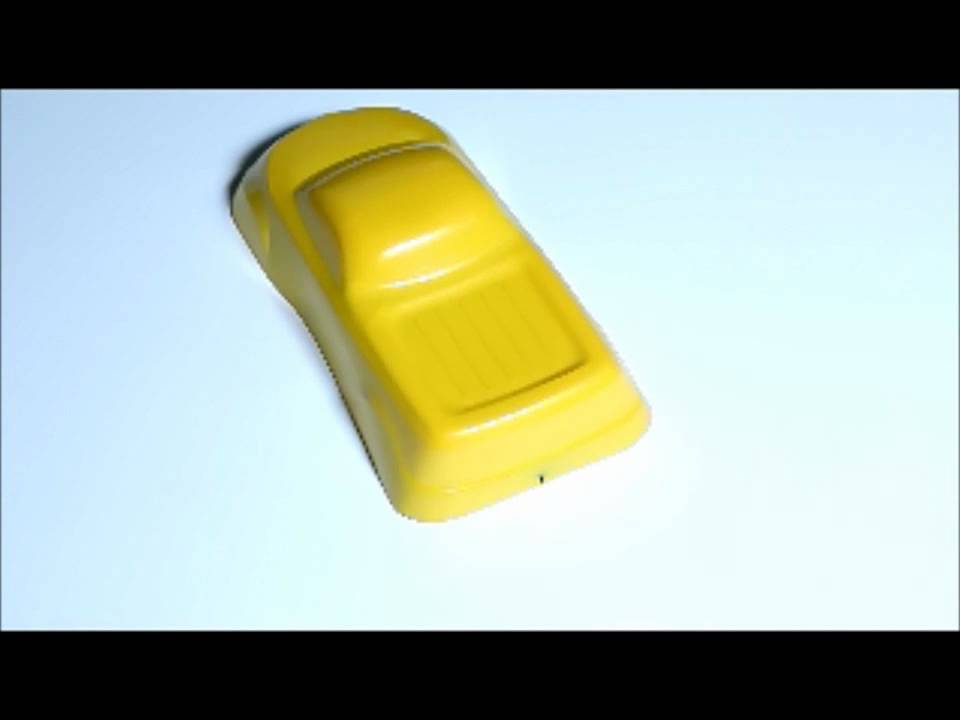 Yellow Powder Coating Yellow Pearls | PowderBuyThePound.com - YouTube
