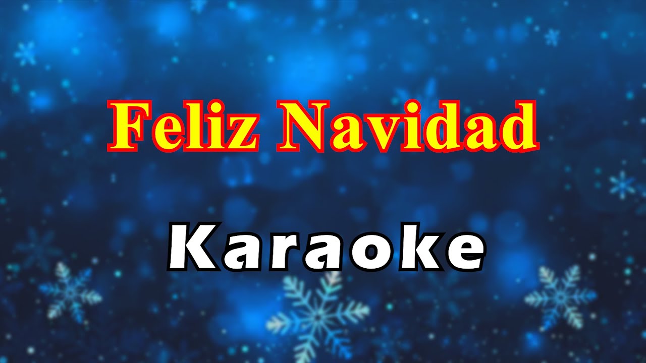 Feliz Navidad | Christmas Karaoke | Lyrics | Lambert Brothers - YouTube