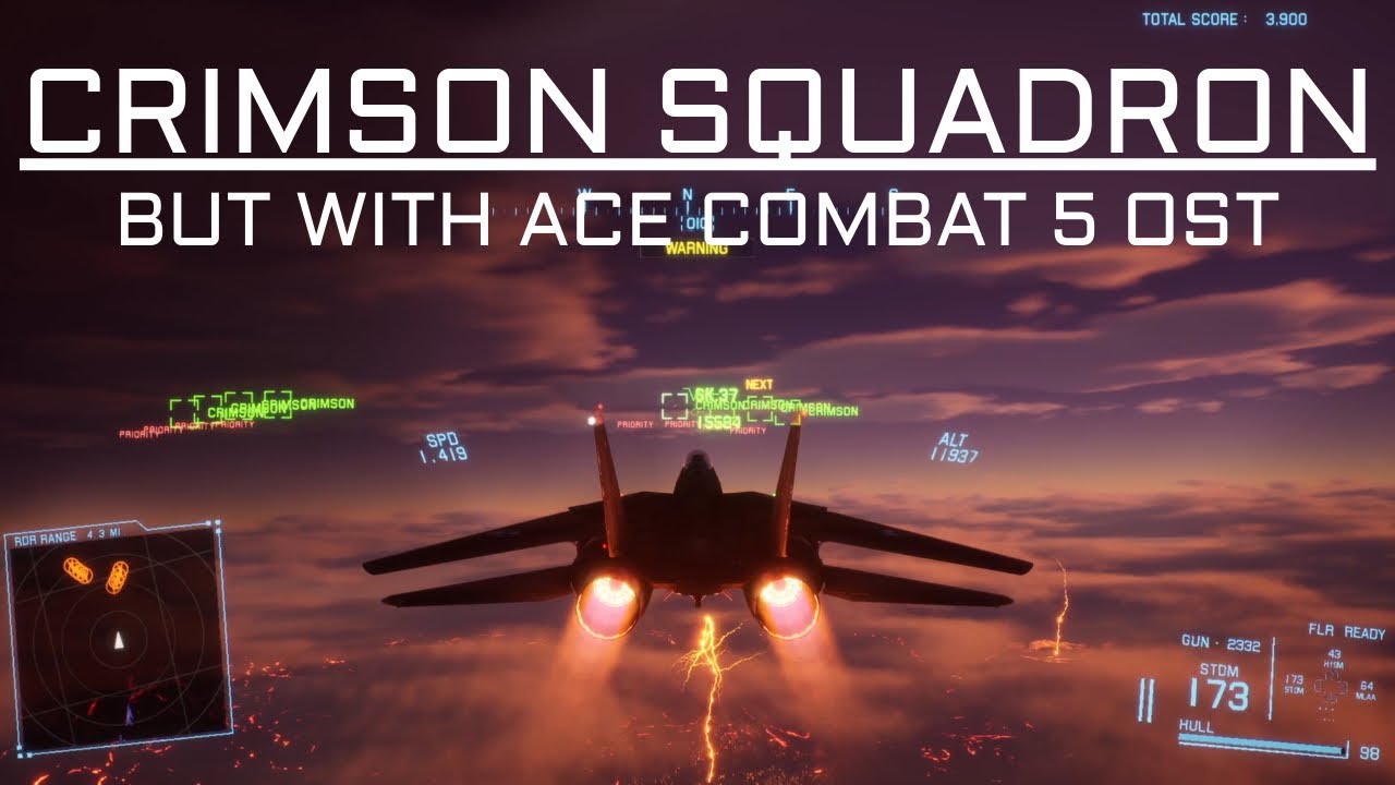 Crimson Squadron battle, remixed with Grabacr bgm - YouTube
