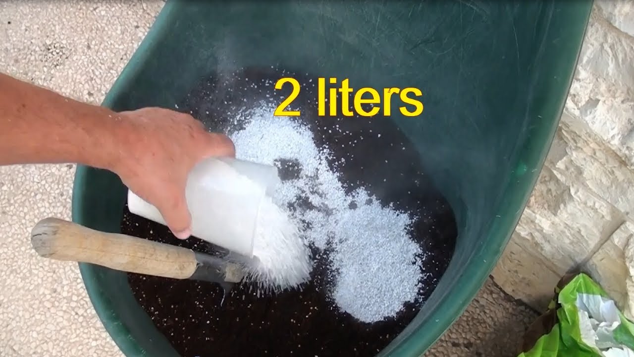 Homemade soil mix for figs - YouTube