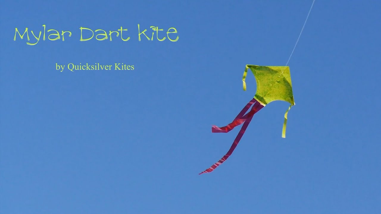 Mylar Dart kite - great light-wind flier - YouTube