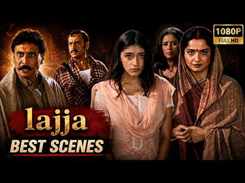 इस लड़की की वजह से बदल गई पूरी कहानी 😱 | Lajja Bollywood Movie Best Scenes | Manisha Koirala