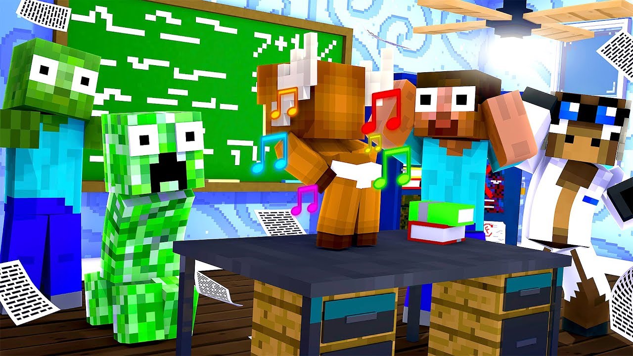 Minecraft Daycare - BABY MINECRAFT MONSTER SCHOOL! w/ MooseCraft ...