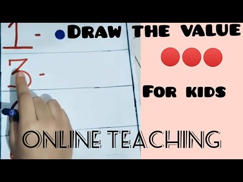 Draw the value worksheet for children. #easy #fun #numbers #kids - YouTube
