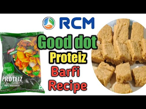 Rcm Gooddot Proteiz Barfi | Good dot Proteiz Barfi Recipe | बर्फि ...
