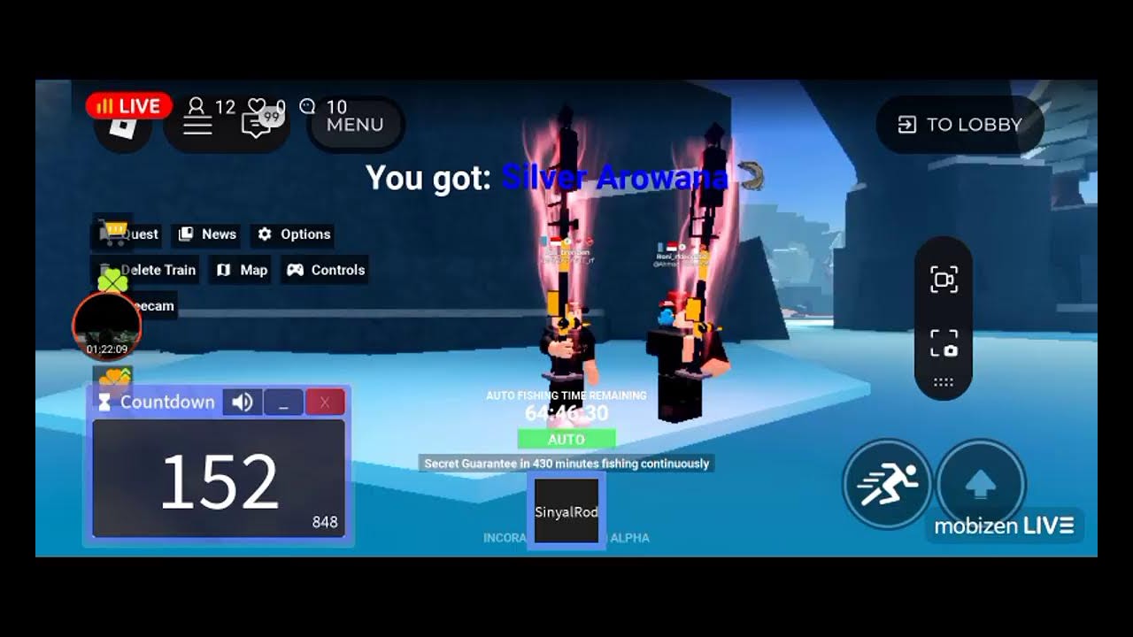 live Roblox main incorails di server 69 - YouTube